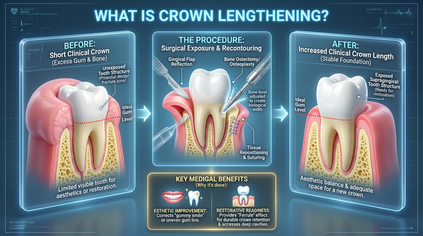 What is Crown Lengthening? | MCAN Dental Glossary