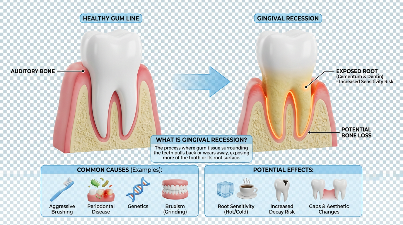 What is Gingival Recession? | MCAN Dental Glossary