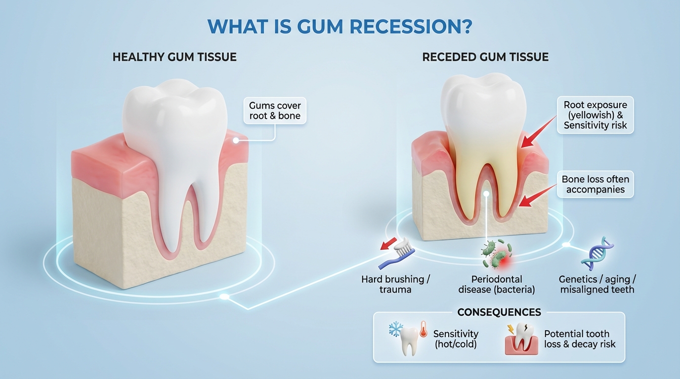What is Gum Recession? | MCAN Dental Glossary