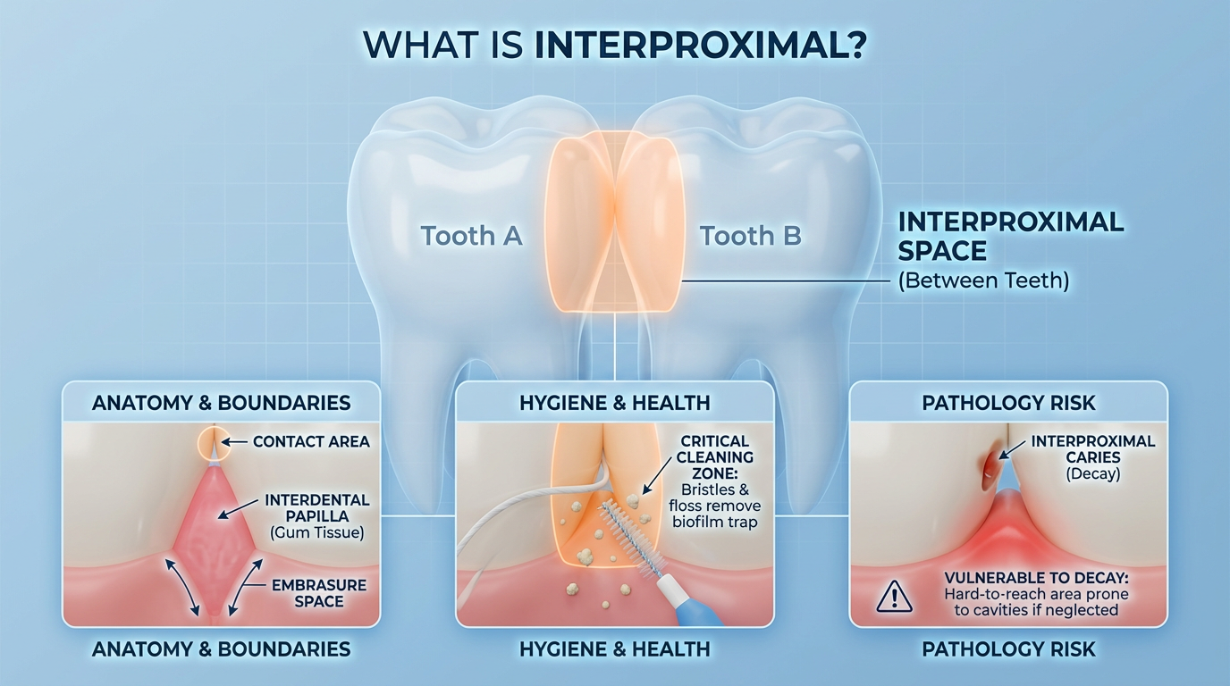 What is Interproximal? | MCAN Dental Glossary