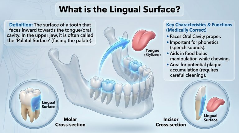 What is Lingual Surface? | MCAN Dental Glossary