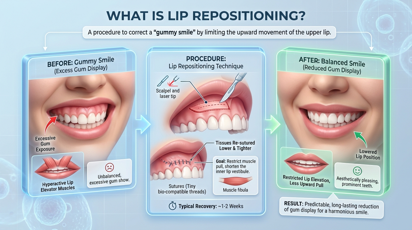 What is Lip Repositioning? | MCAN Dental Glossary