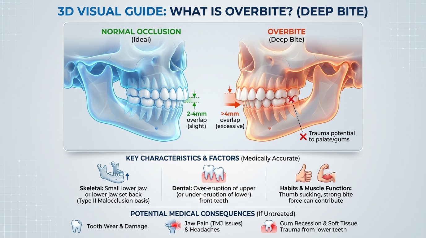 What is Overbite? | MCAN Dental Glossary