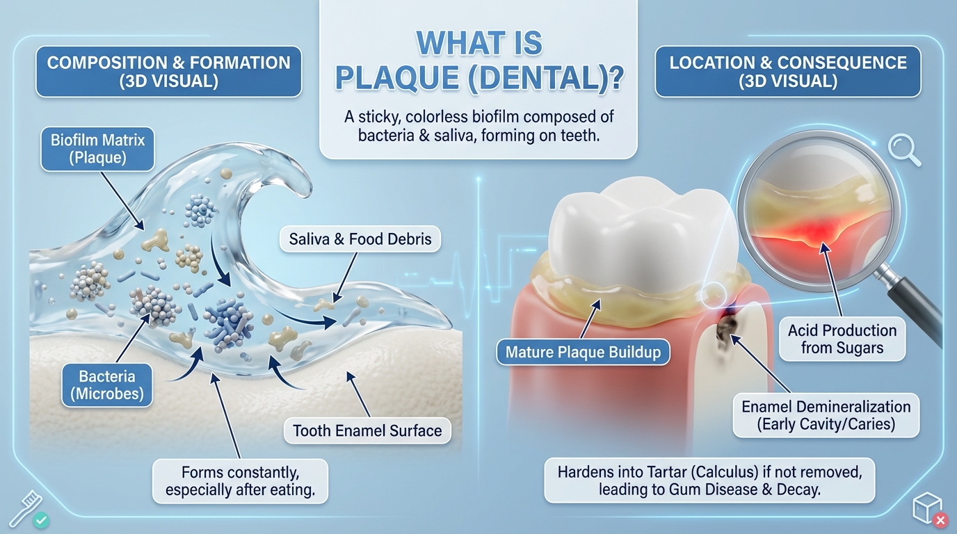 What is Plaque (Dental)? | MCAN Dental Glossary