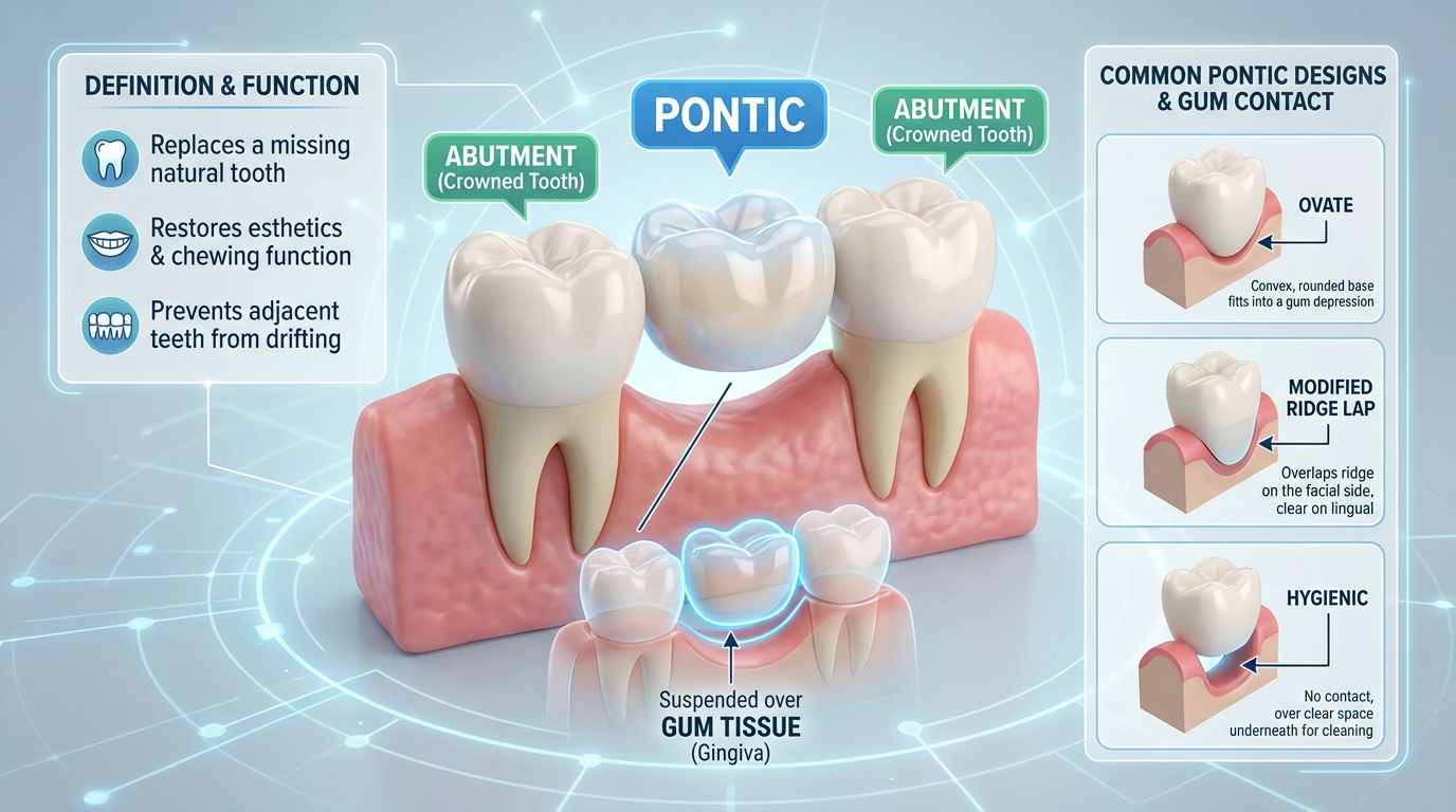 What is Pontic? | MCAN Dental Glossary