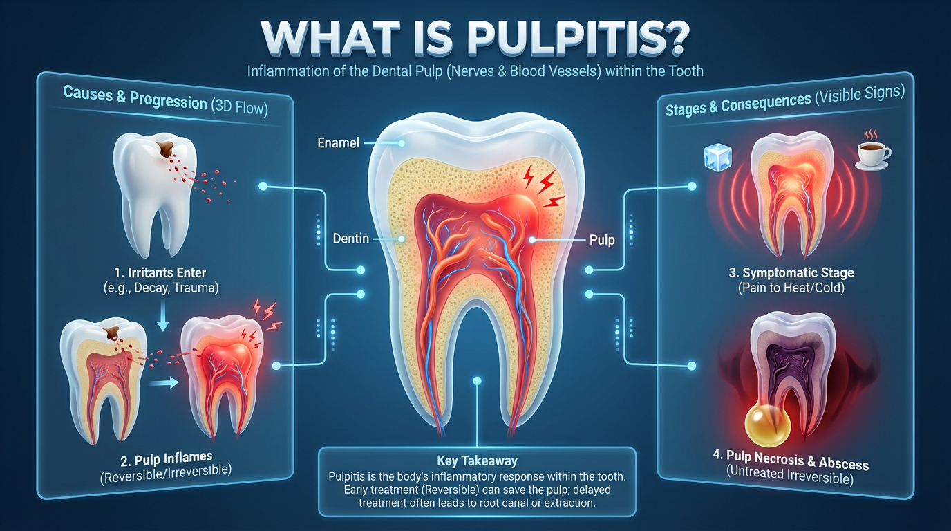 What is Pulpitis? | MCAN Dental Glossary