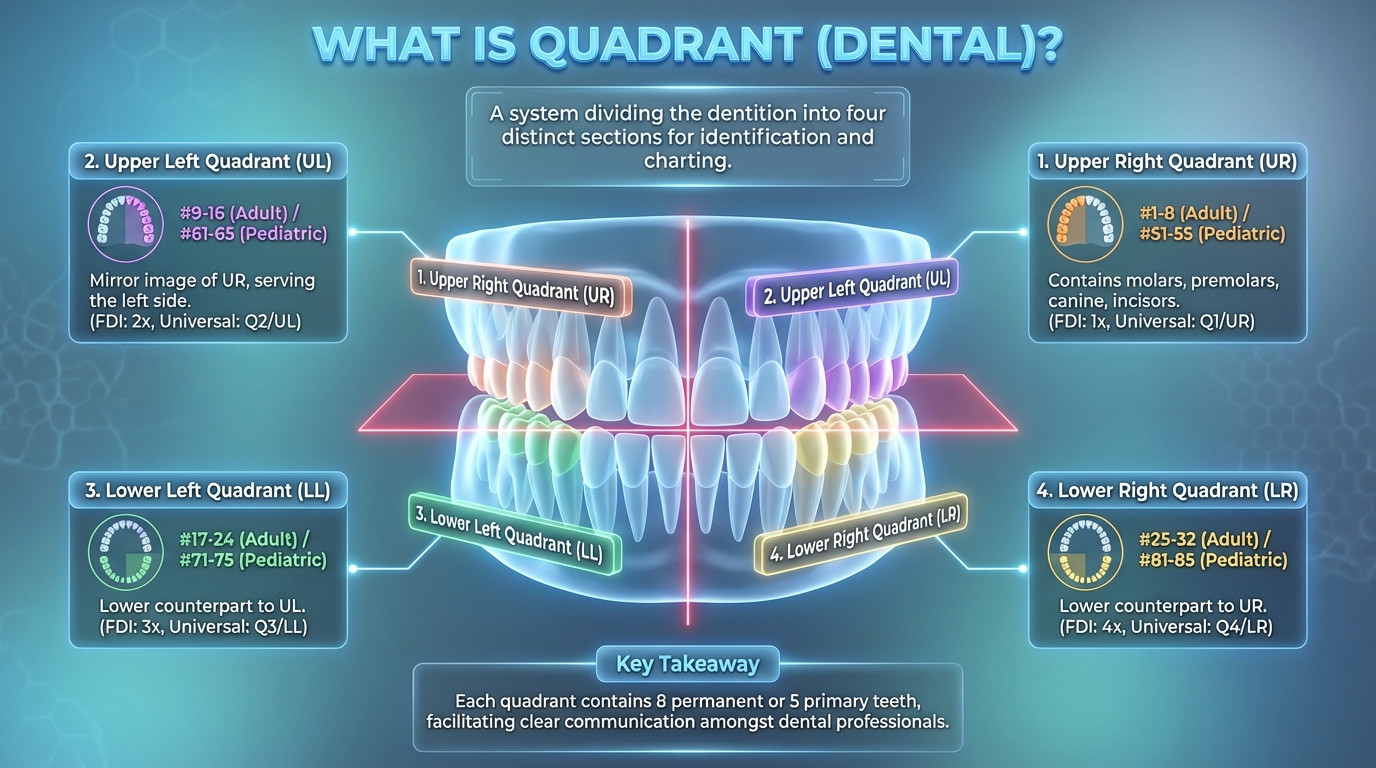 What is Quadrant (Dental)? | MCAN Dental Glossary